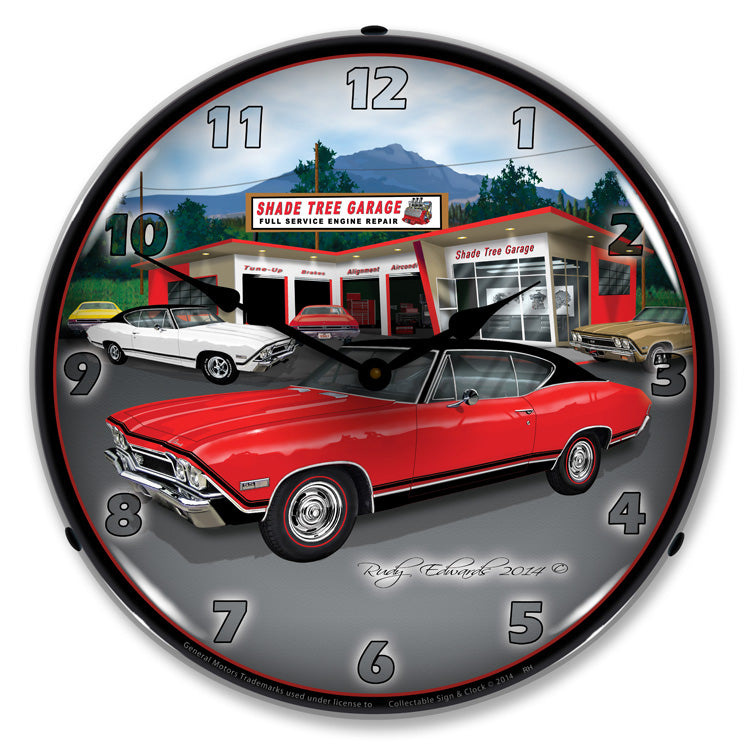 1968 SS Chevelle LED Clock – Studio 21 Graphix