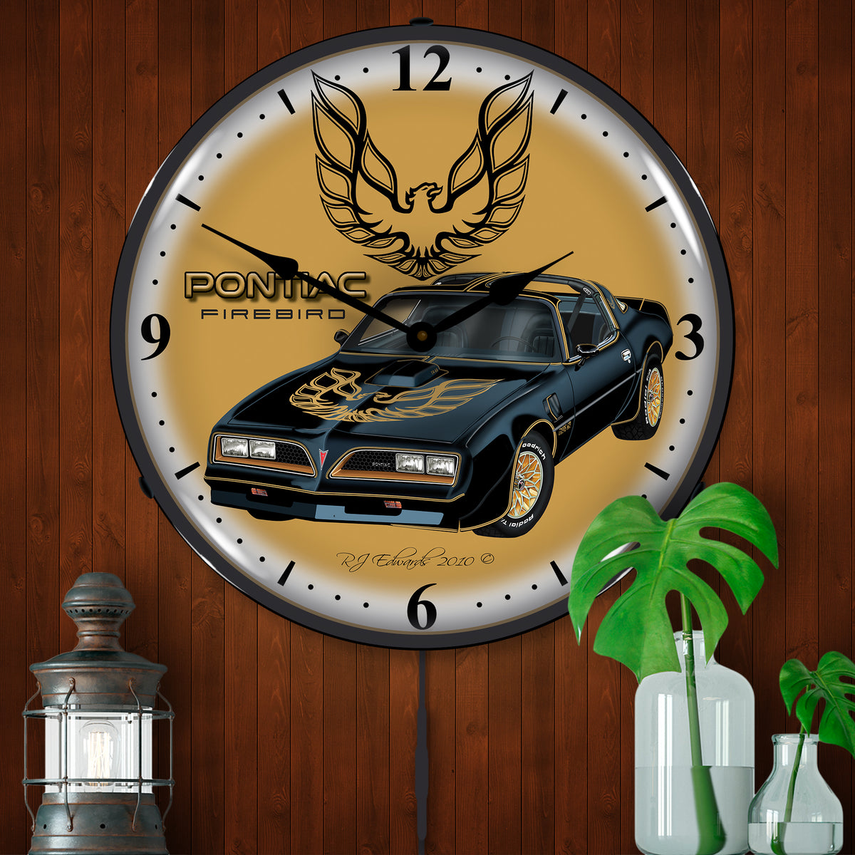 1977 Pontiac Firebird LED Clock – Studio 21 Graphix