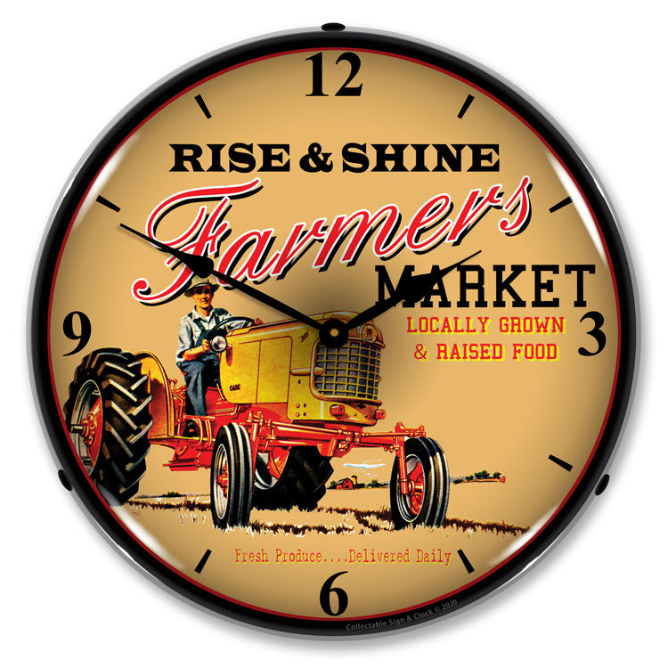 Farmers Market LED Clock – Studio 21 Graphix