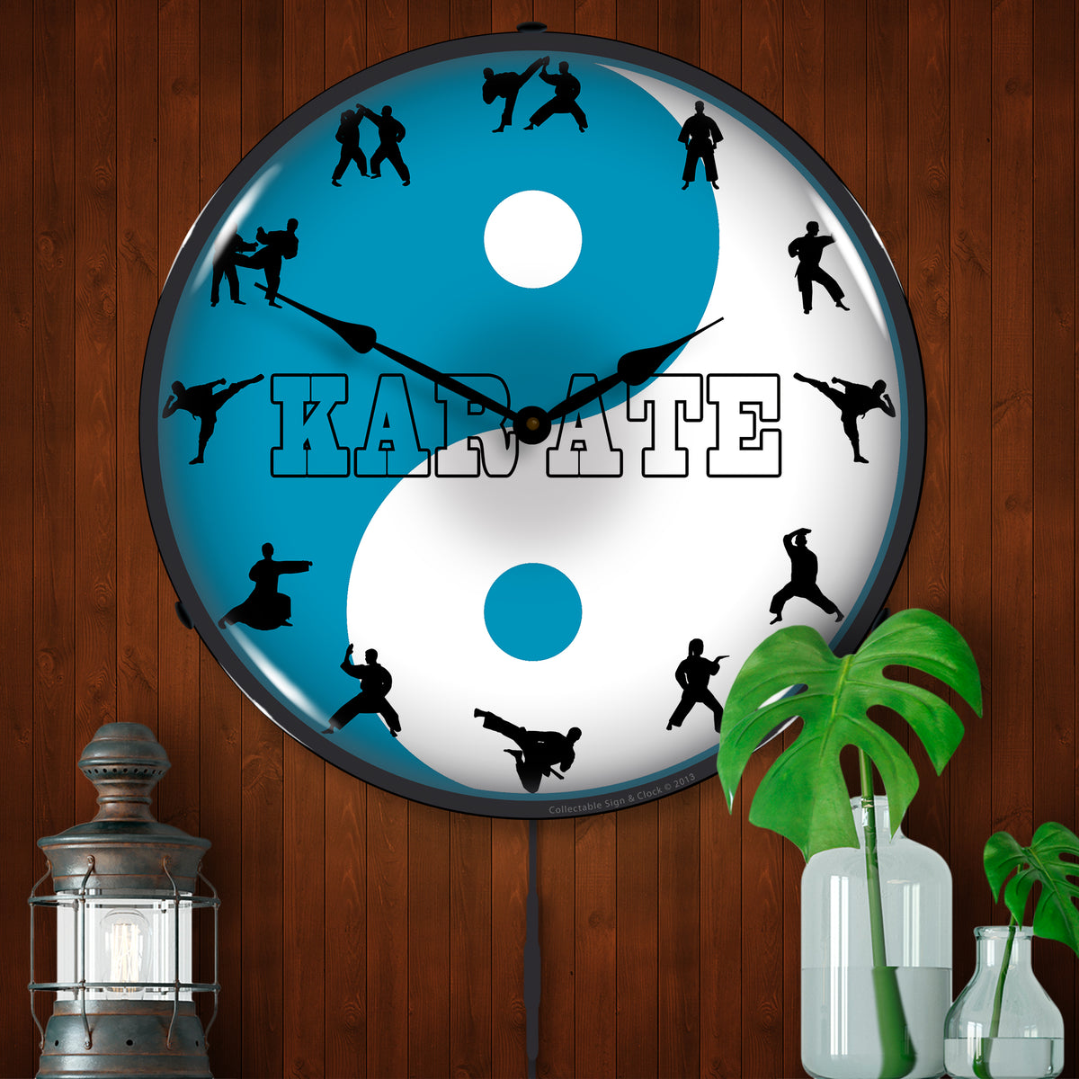 Karate LED Clock – Studio 21 Graphix